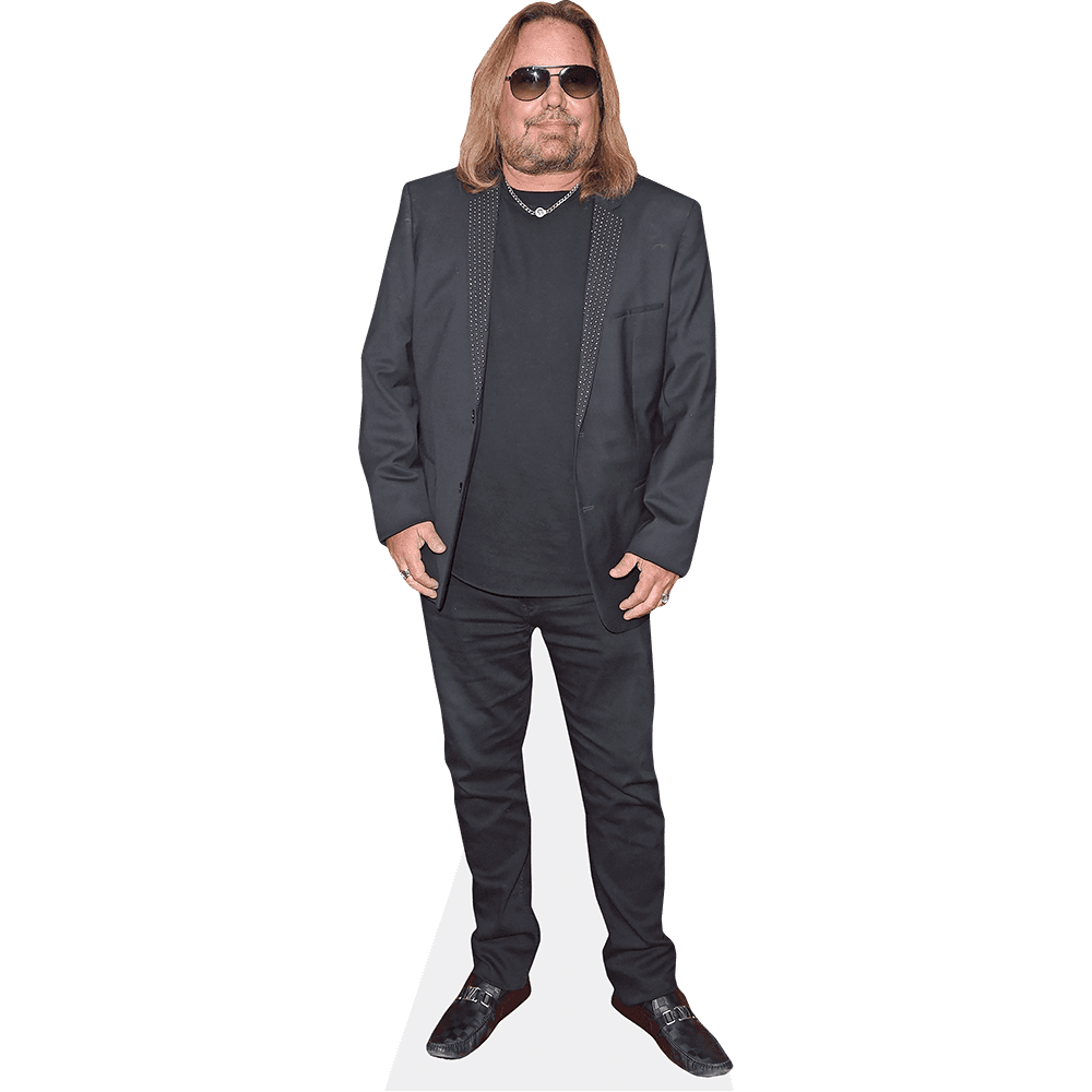 Vincent Neil Wharton (Black Outfit) Lifesize Cardboard Cutout Standee ...