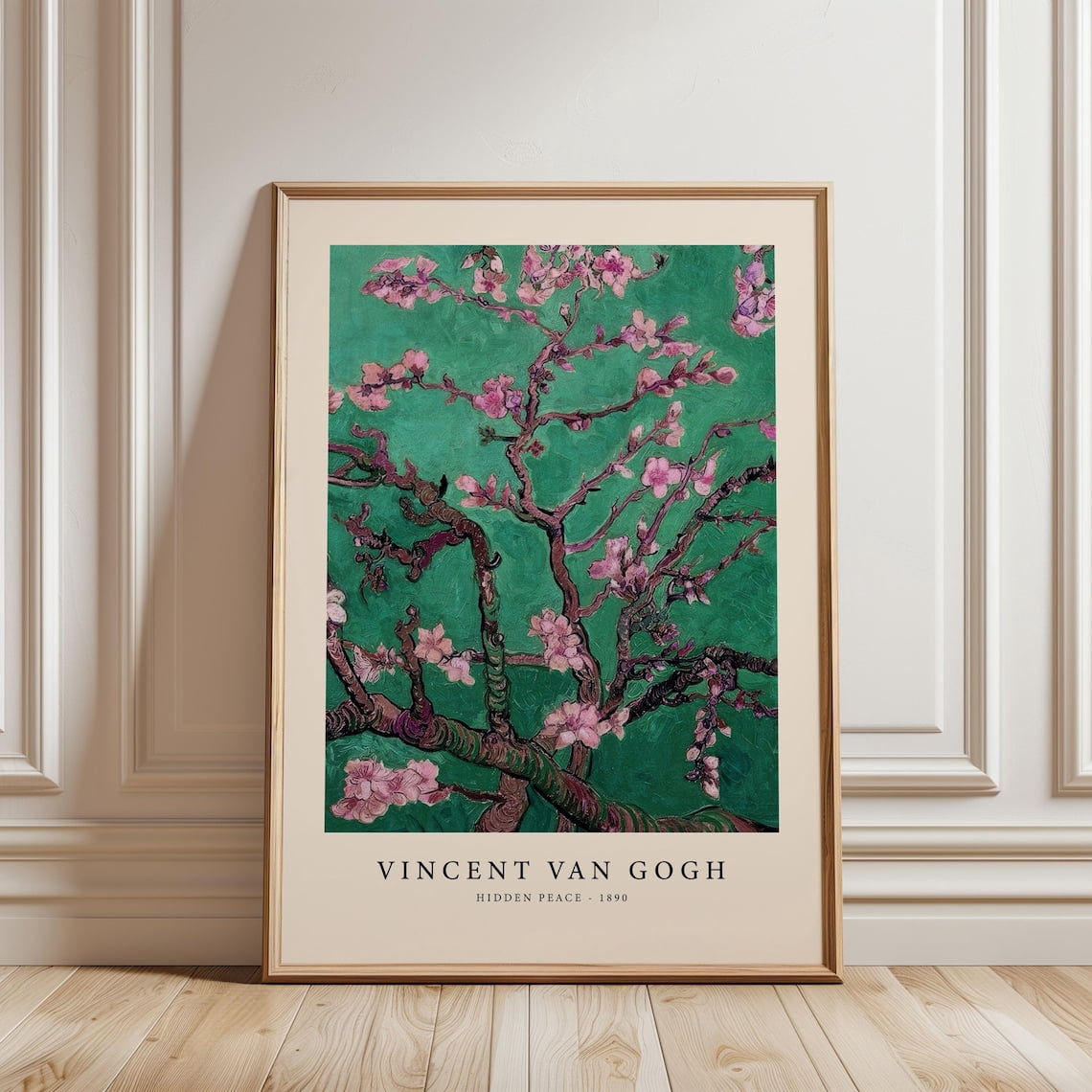 Vincent Van Gogh Blossom Pink Floral Museum Classic Gallery Decor ...