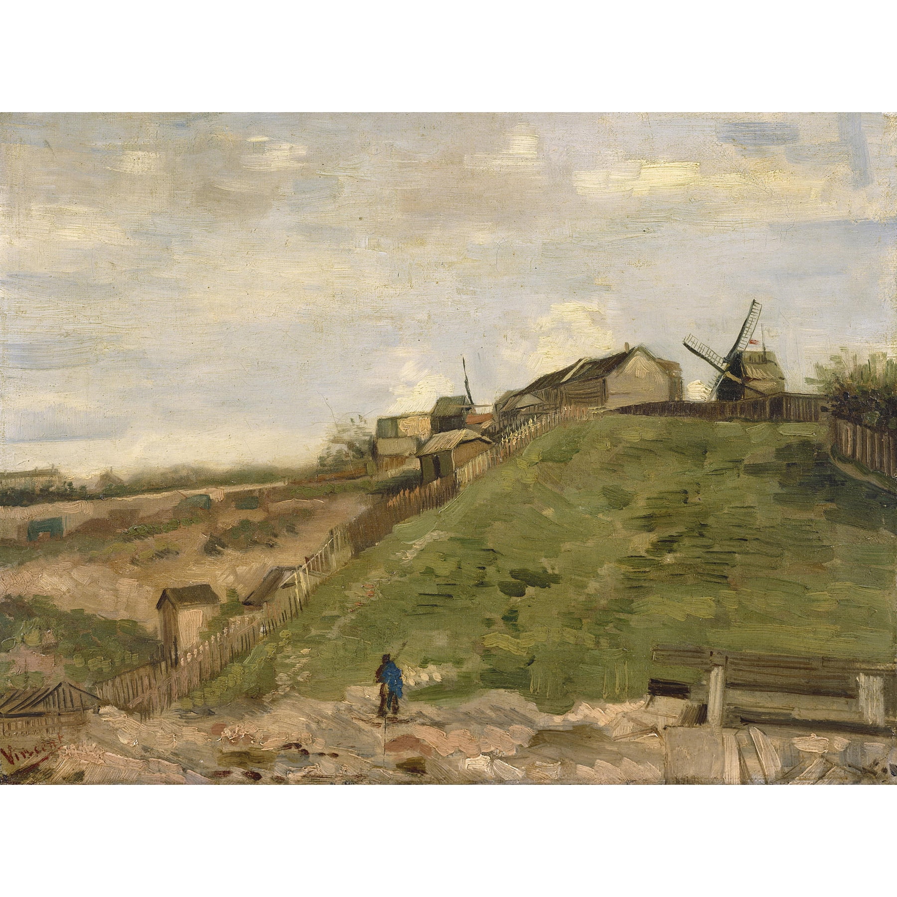 Vincent Van Gogh De Heuvel Van Montmartre Met Steengroeve Extra Large Art Print Wall Mural ...