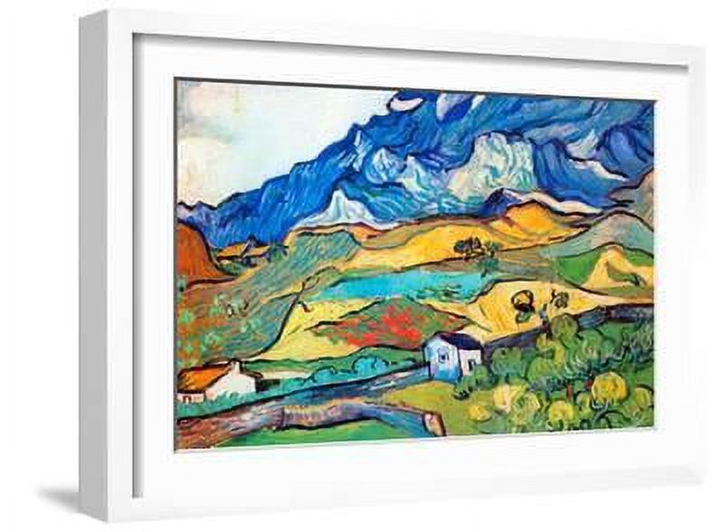 Vincent Van Gogh Les Alpilles a Mountain Landscape near Saint-Remy ...