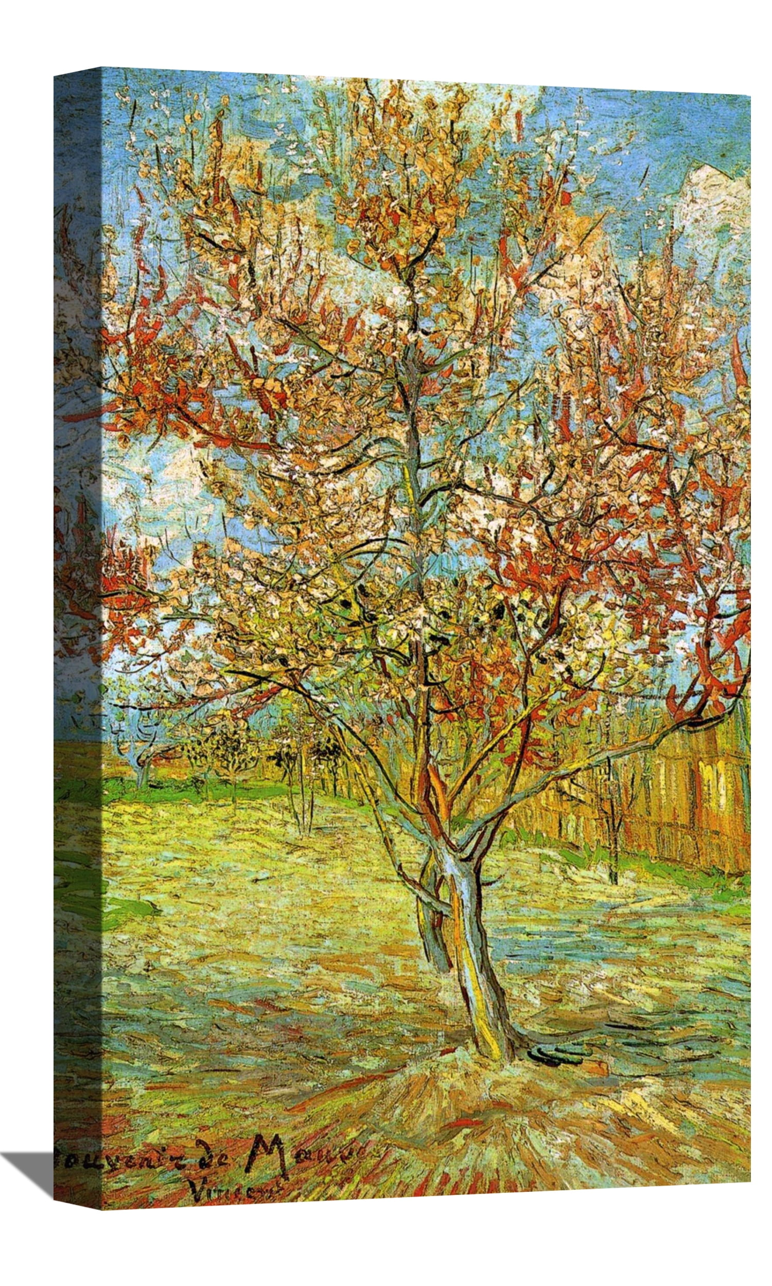 Vincent Van Gogh Painting Van Gogh Pink Peach Tree in Blossom ...