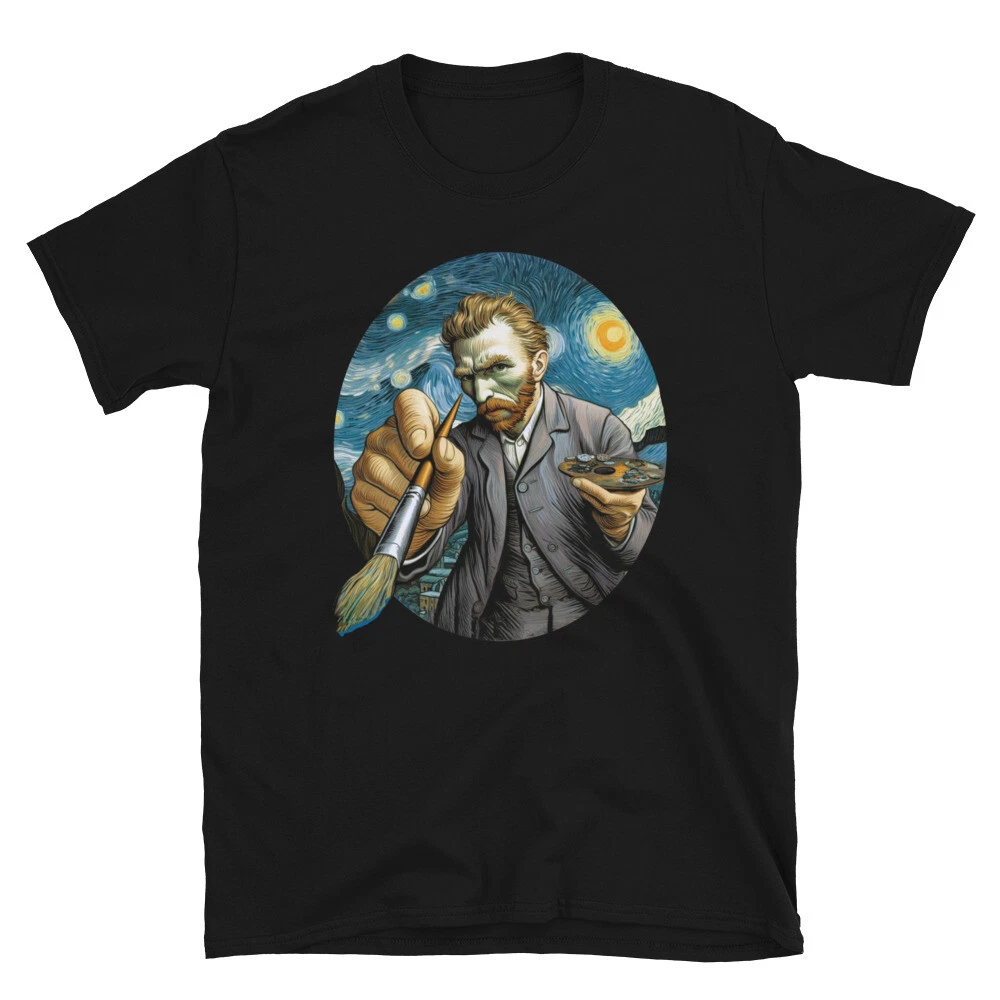 Vincent Van Gogh Painting the World Art Lover's Drea T-Shirt - Walmart.com