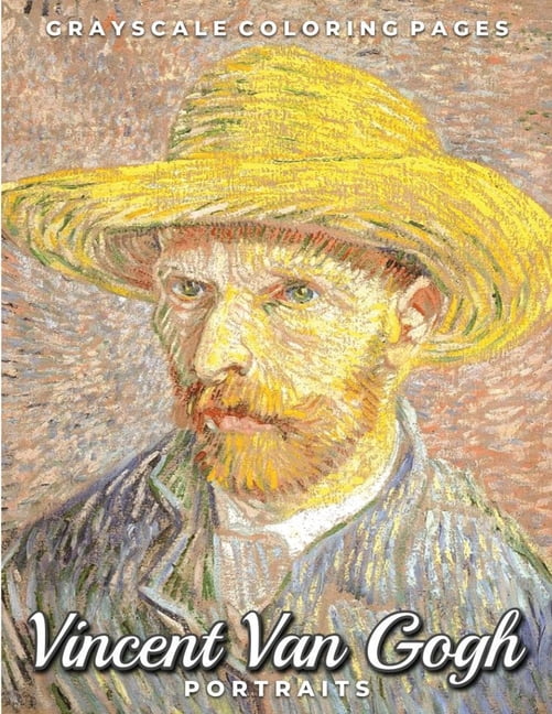 Vincent Van Gogh Portraits Grayscale Coloring Pages: A Post ...