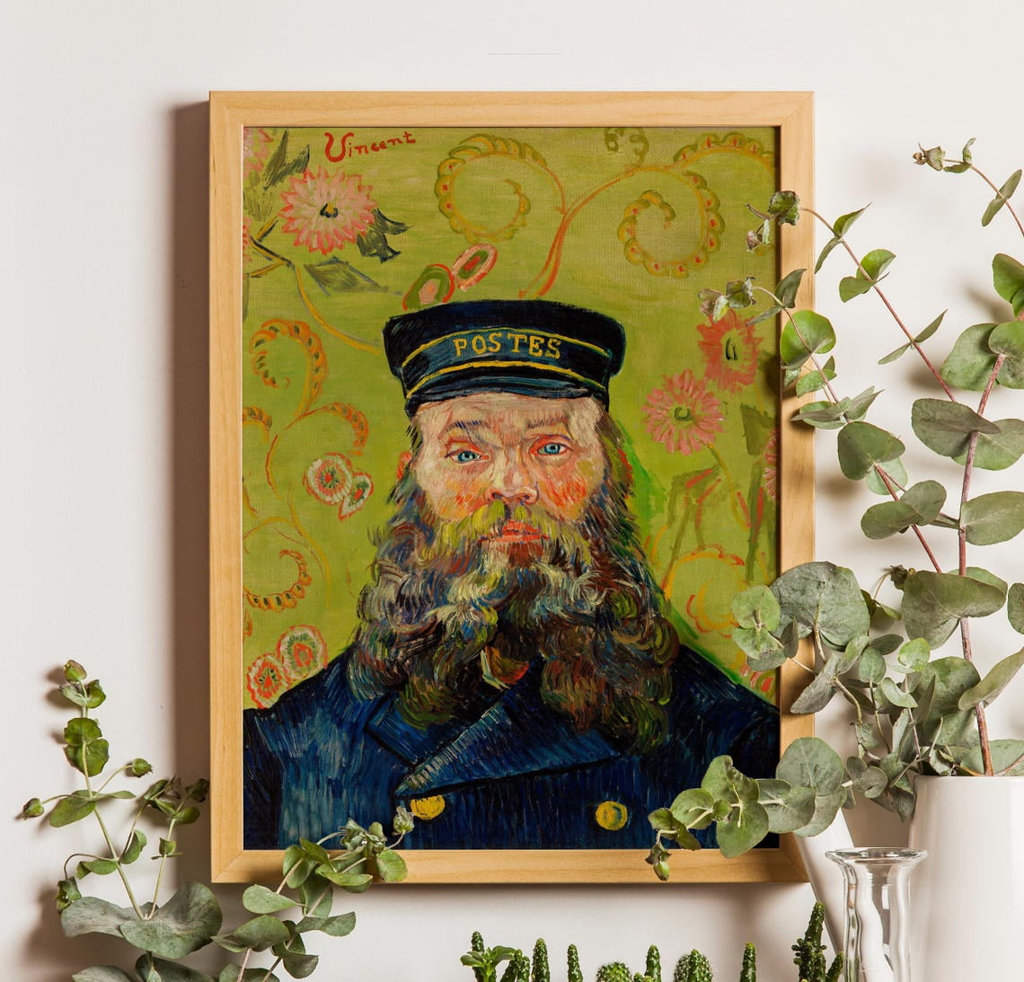 Vincent Van Gogh Post Man Print, Van Gogh Prints And, Vincent Van Gogh ...