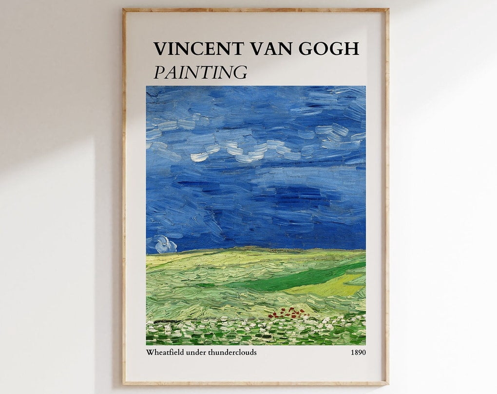 Vincent Van Gogh Poster - Modern Exhibition Wall Art, Van Gogh Print As ...