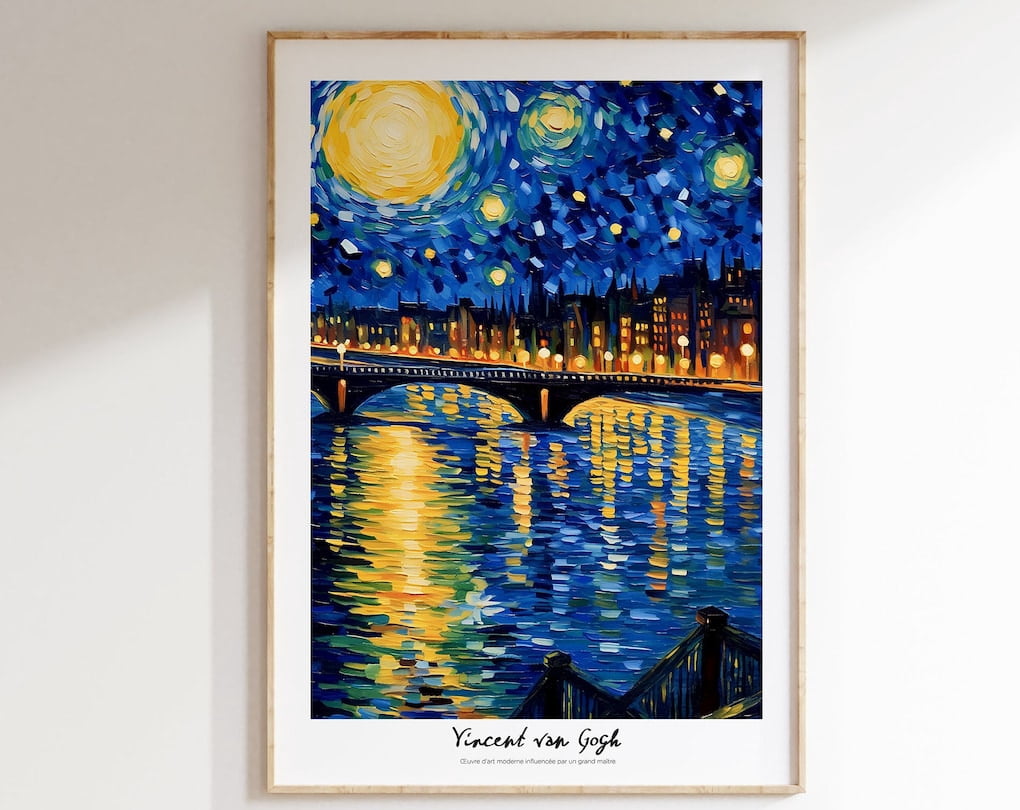 Vincent Van Gogh Poster - Modern Exhibition Wall Art, Van Gogh Print As ...