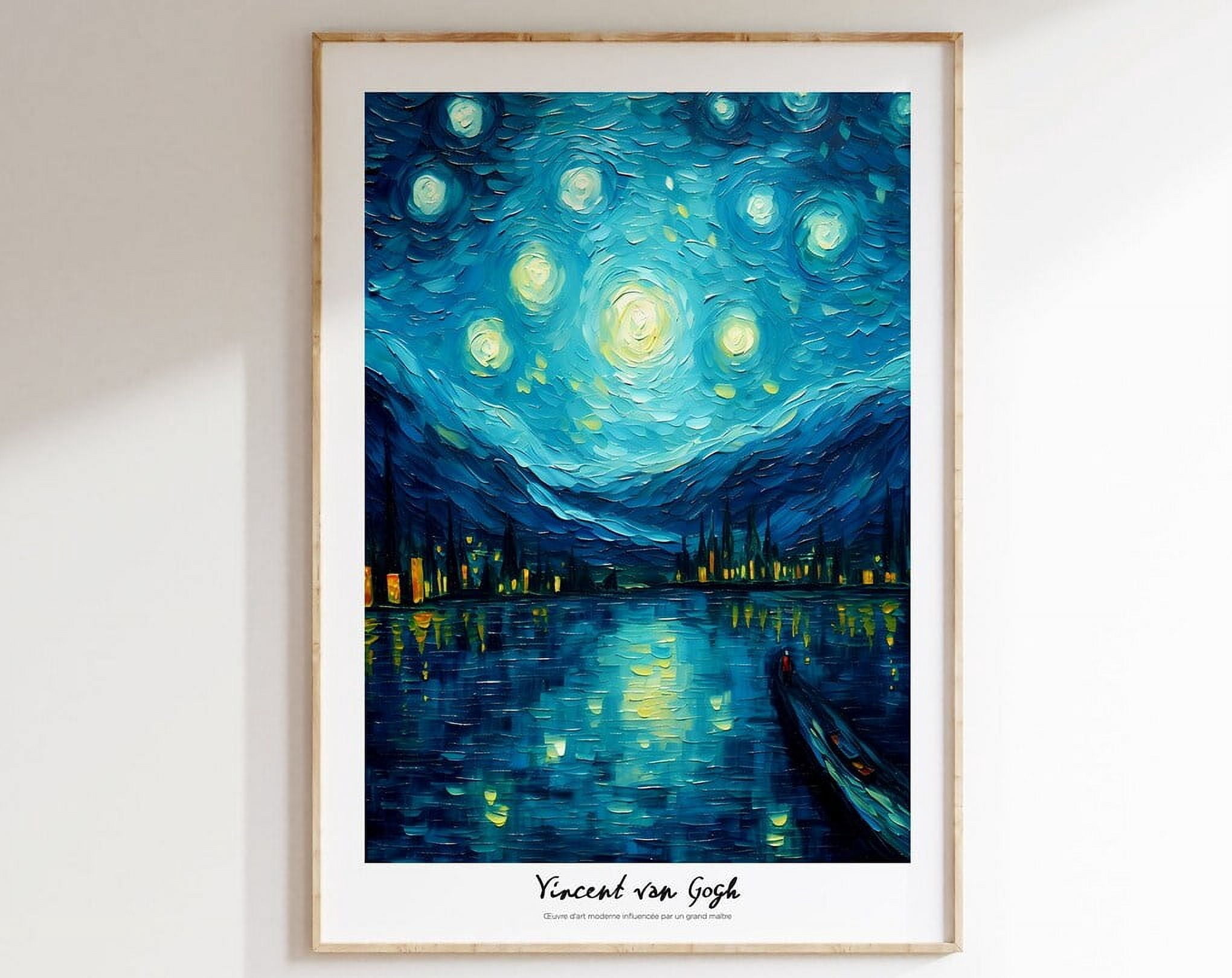 Vincent Van Gogh Poster - Modern Exhibition Wall Art, Van Gogh Print As ...