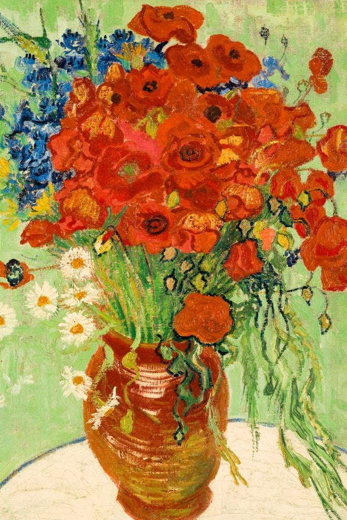 Vincent Van Gogh Red Poppies And Daisies Van Gogh Wall Art ...