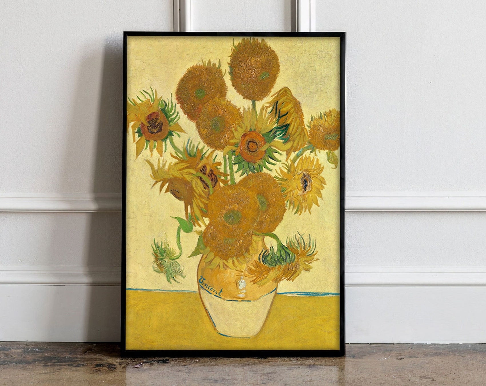 Vincent Van Gogh Sunflowers Print, Van Gogh Exhibition Poster ...