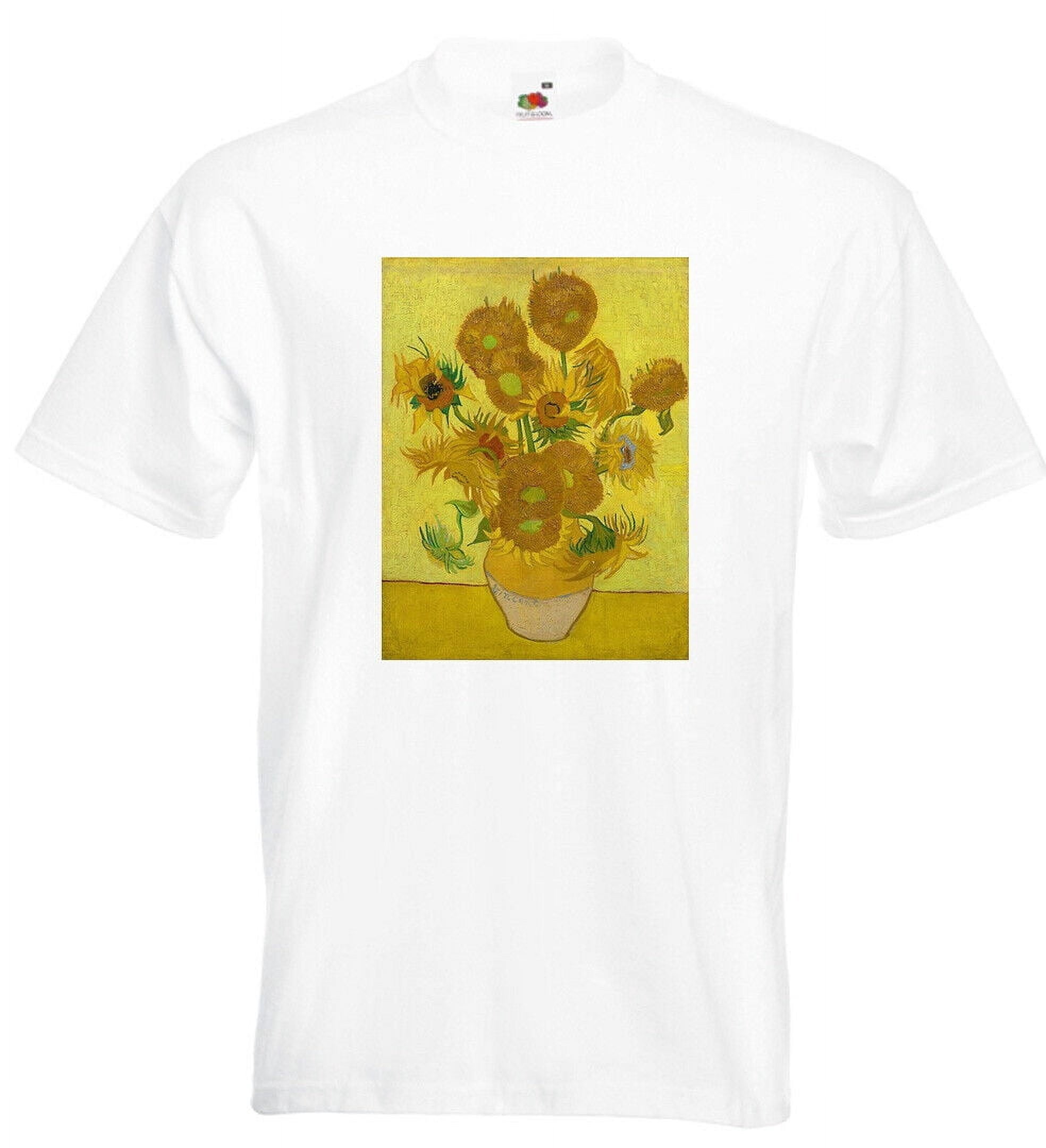 Vincent Van Gogh Sunflowers T Shirt Gauguin - Walmart.com