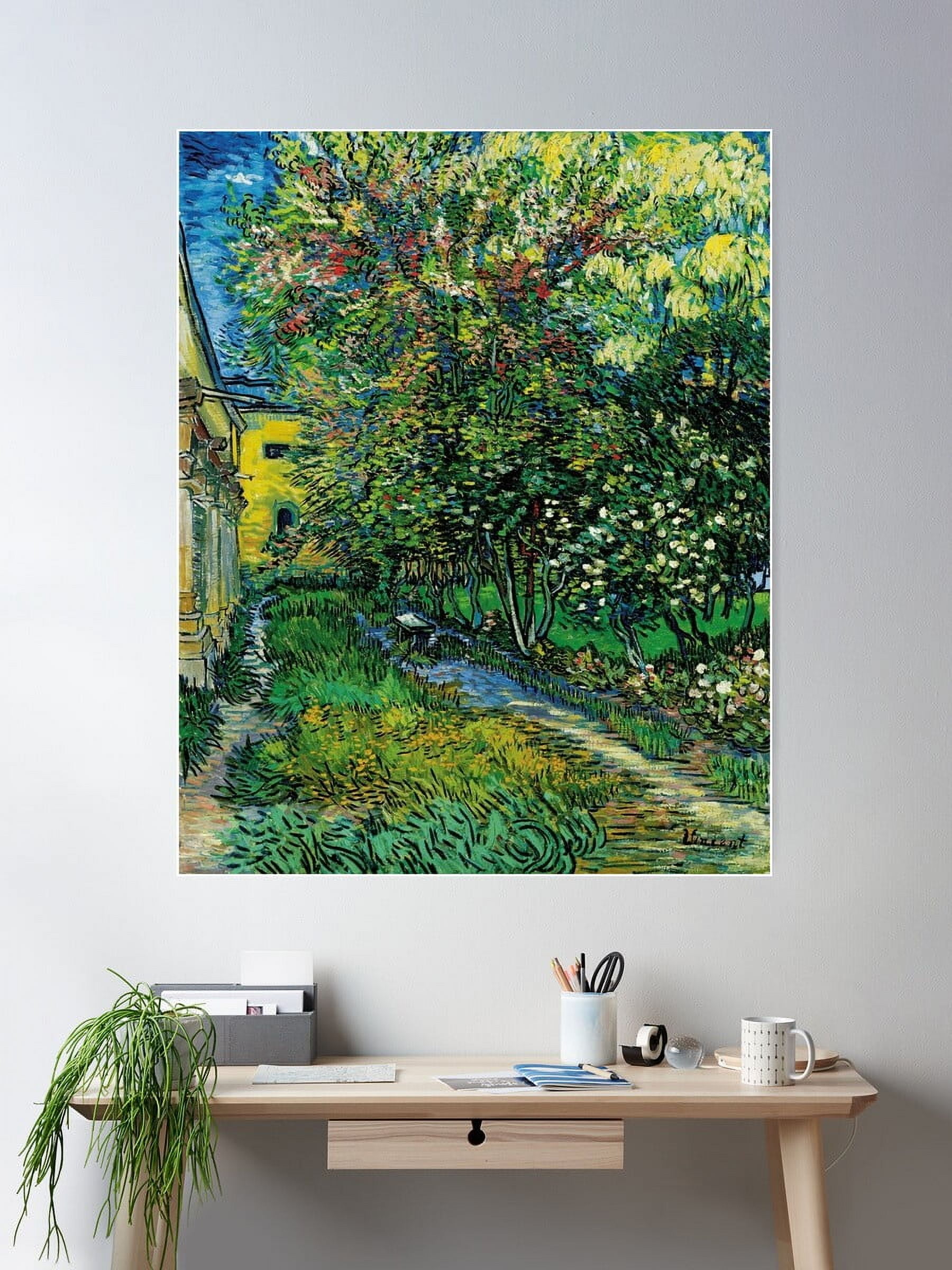 Vincent Van Gogh The Garden Of The Asylum At Saint Remy Saint-Rã©My ...