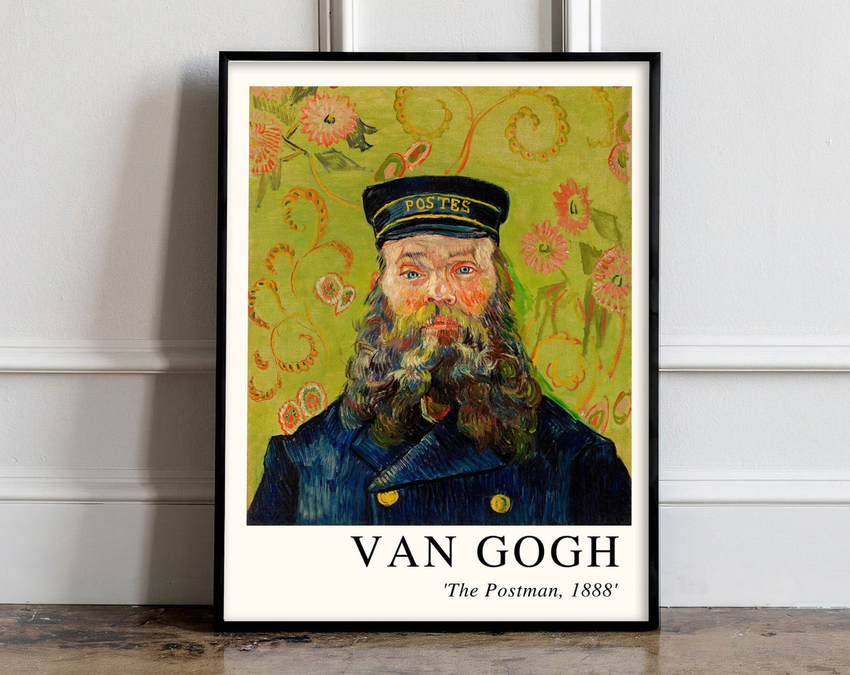Vincent Van Gogh The Postman print, Van Gogh Wall art, Vincent Van Gogh ...