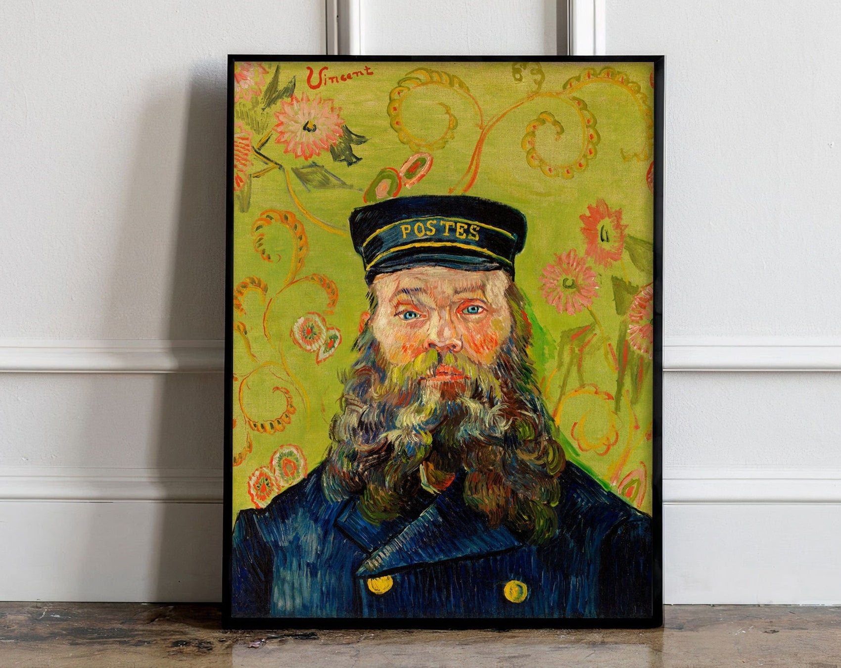 Vincent Van Gogh The Postman print, Van Gogh Wall art, Vincent Van Gogh ...