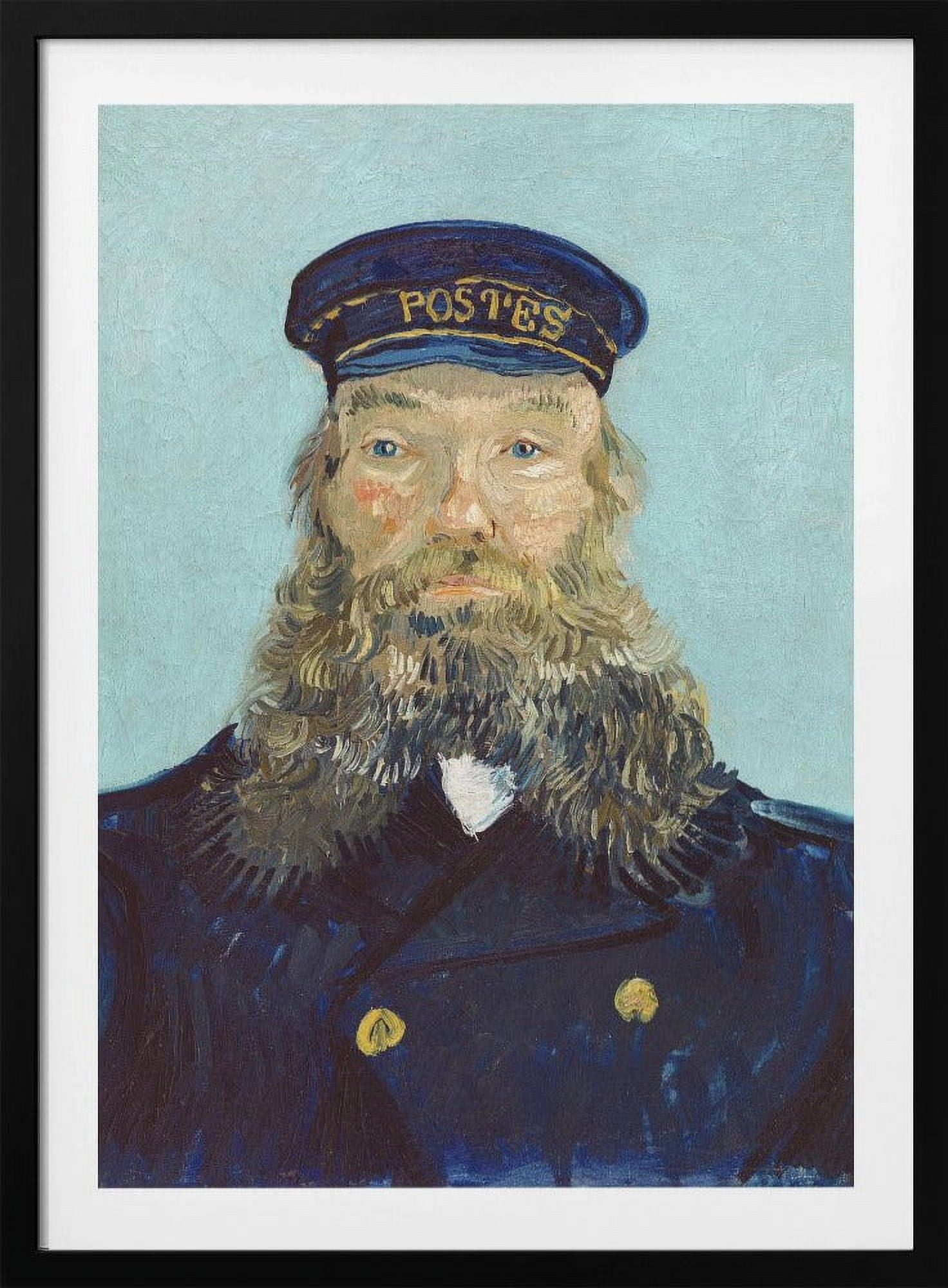 Vincent Van Gogh's Portrait of Postman Roulin (1888) Framed Art Modern ...
