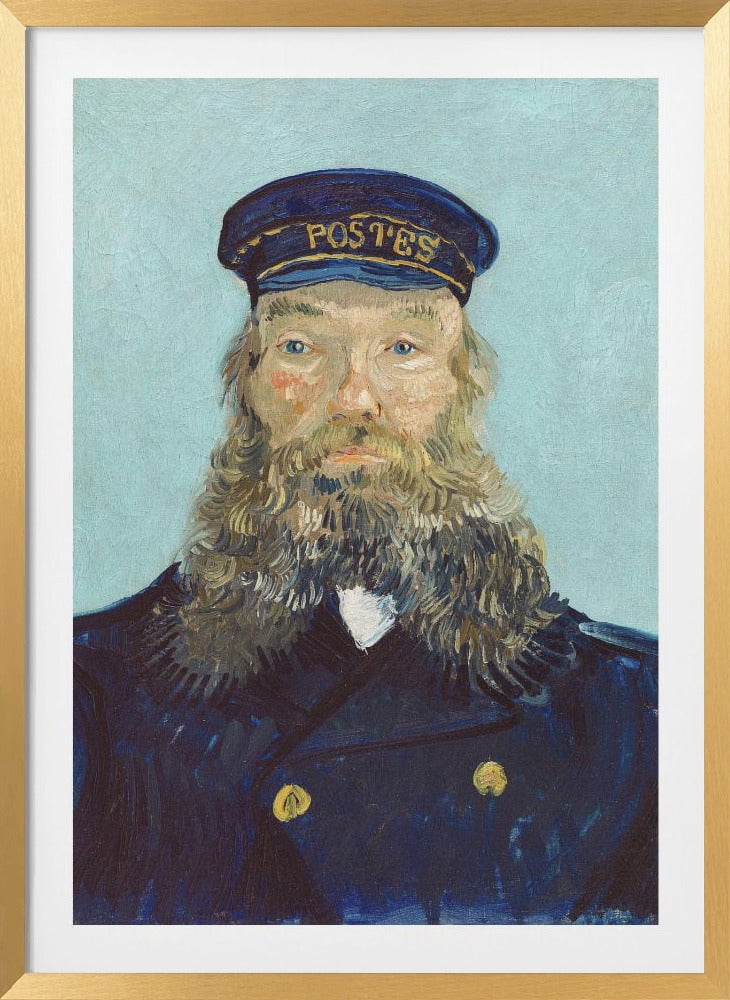 Vincent Van Gogh's Portrait of Postman Roulin (1888) Framed Art Modern ...