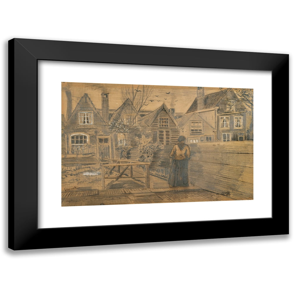 Vincent van Gogh 14x11 Black Modern Framed Museum Art Print Titled ...
