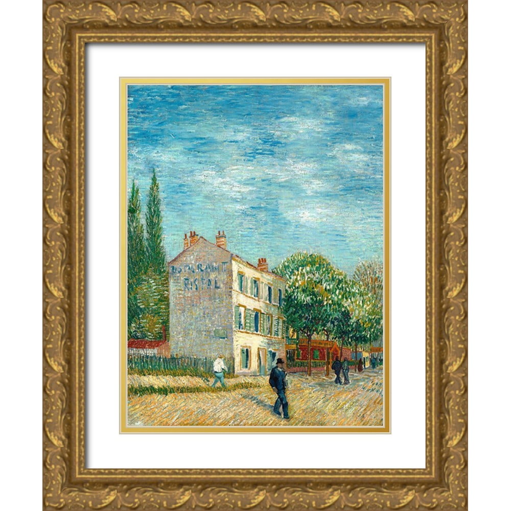 Vincent, van Gogh 19x24 Gold Ornate Wood Framed with Double Matting ...