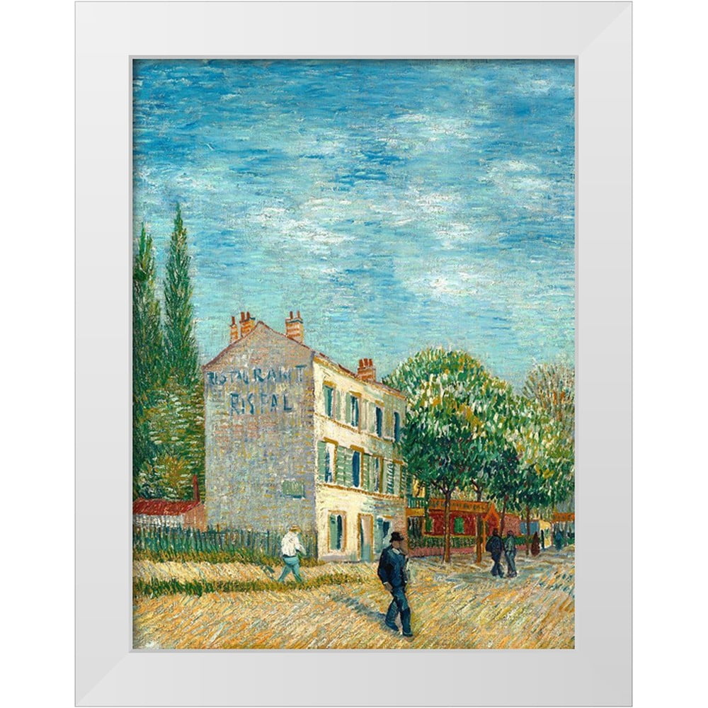 Vincent, van Gogh 19x24 White Modern Wood Framed Museum Art Print ...