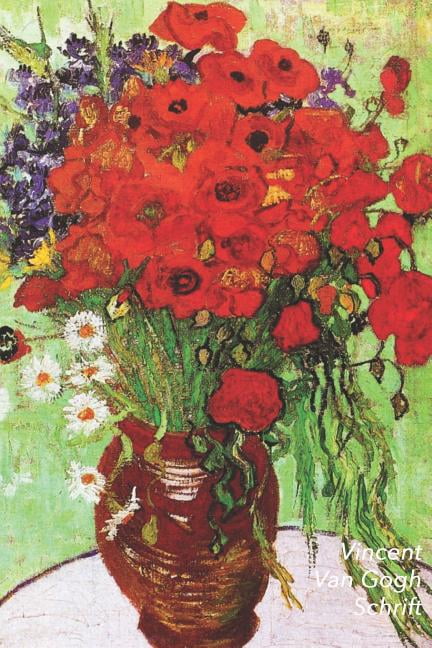 Vincent van Gogh Schrift : Vaas met Rode Klaprozen en Madeliefjes ...