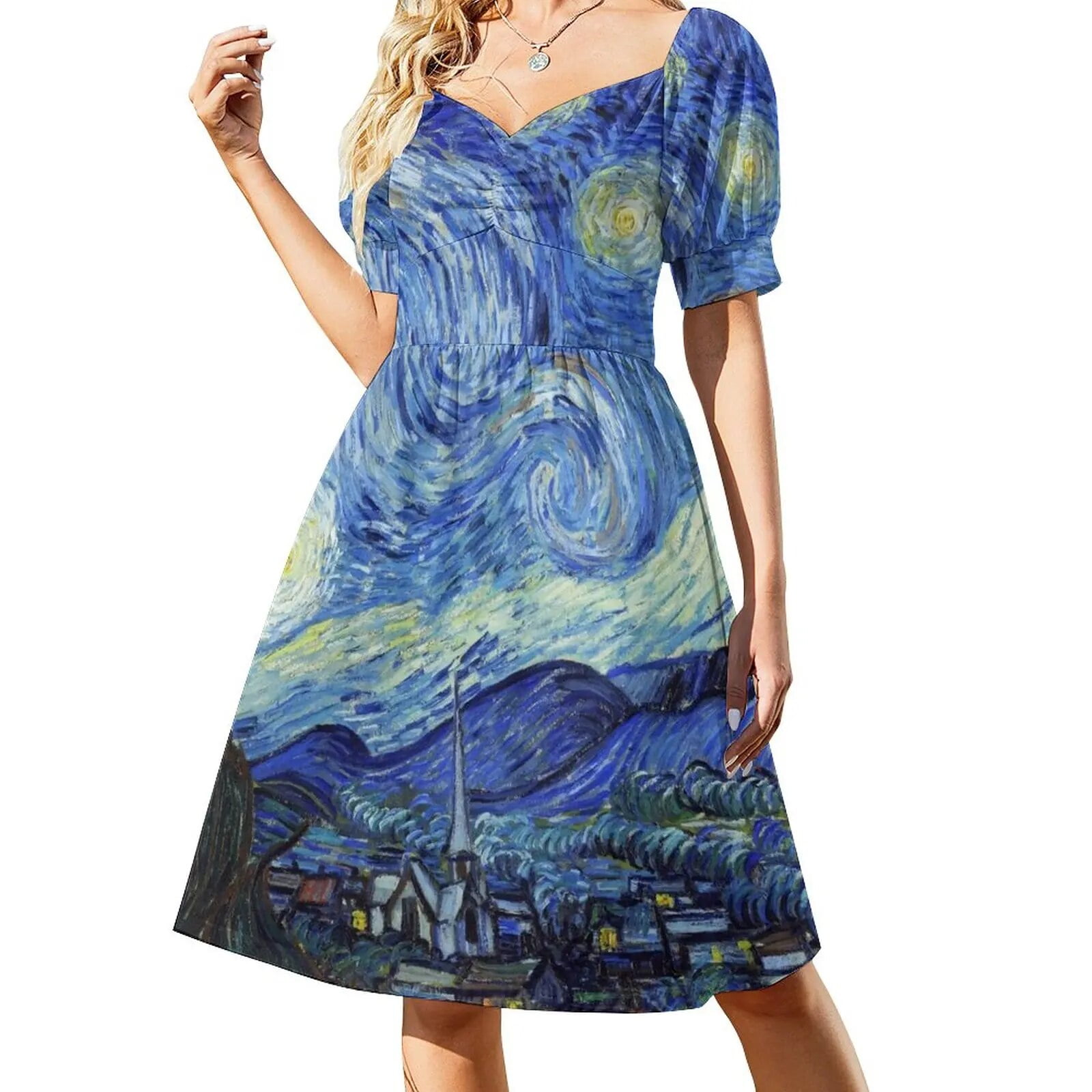 Vincent van Gogh - Starry Night Dress elegant chic women dresses ...