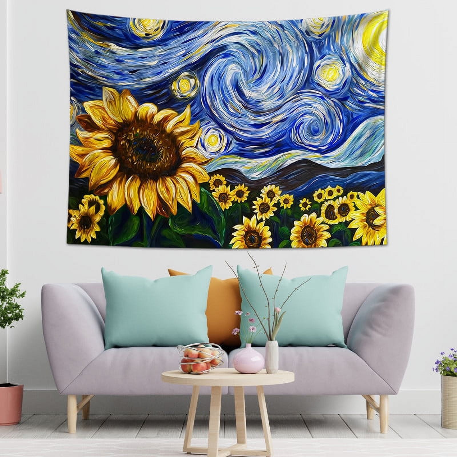 Vincent van Gogh Tapestry Vintage Wall Art Print Van Gogh Gallery Wall ...