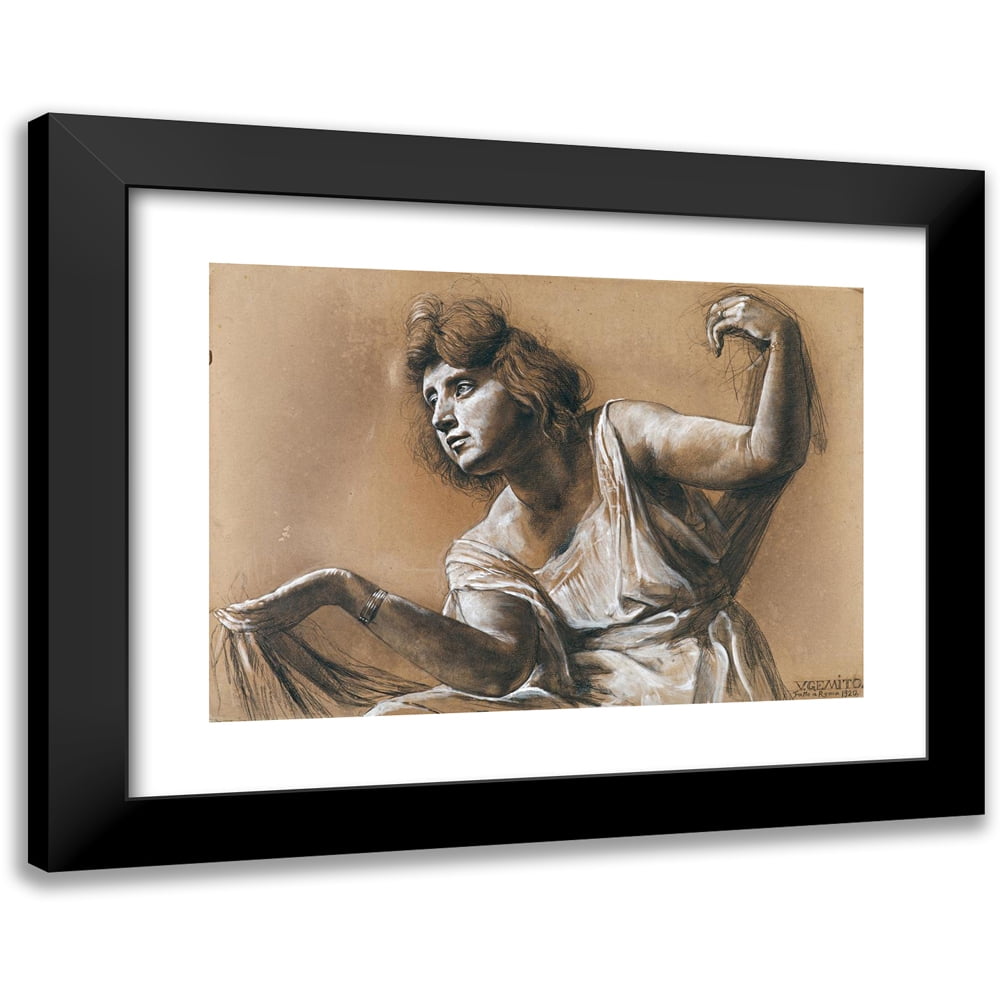 Vincenzo Gemito 18x14 Black Modern Framed Museum Art Print Titled ...