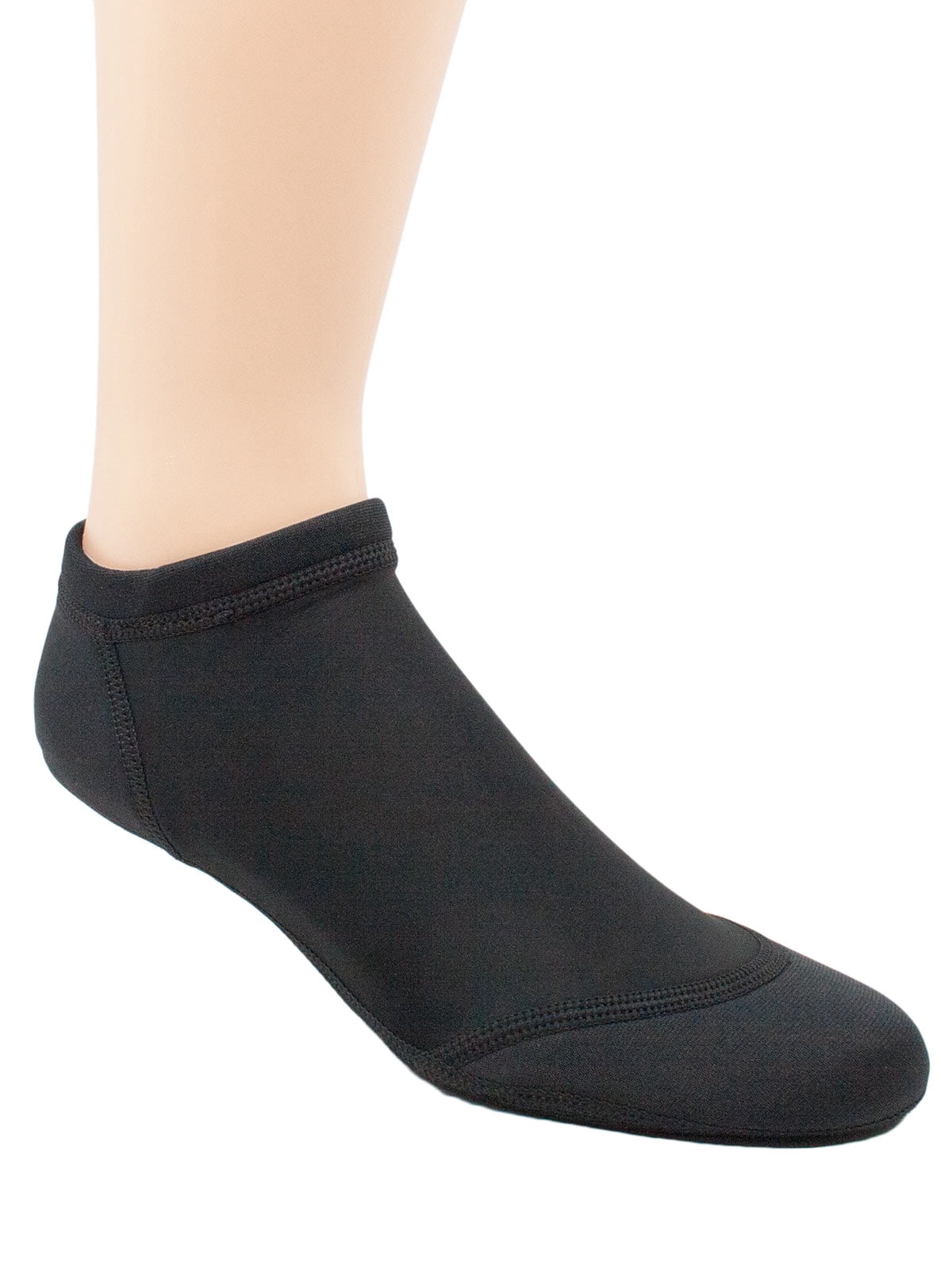 Vincere Sprite Low-Top Sand Socks XL All black (small logo) - Walmart.com