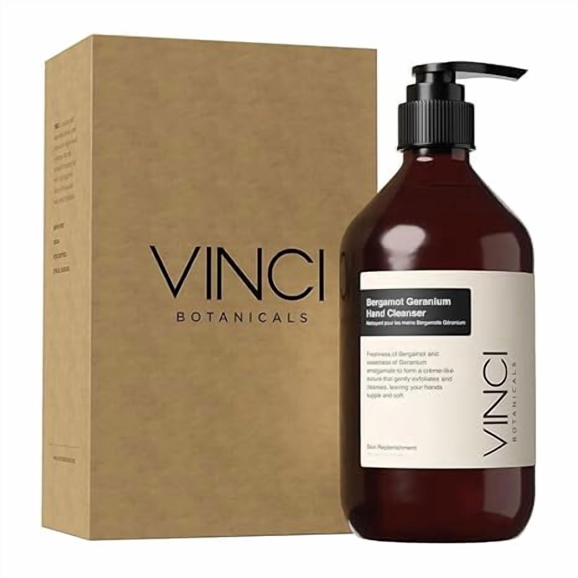 Vinci Botanicals Bergamot Geranium Hand Cleanser, 500 ml - Walmart.com