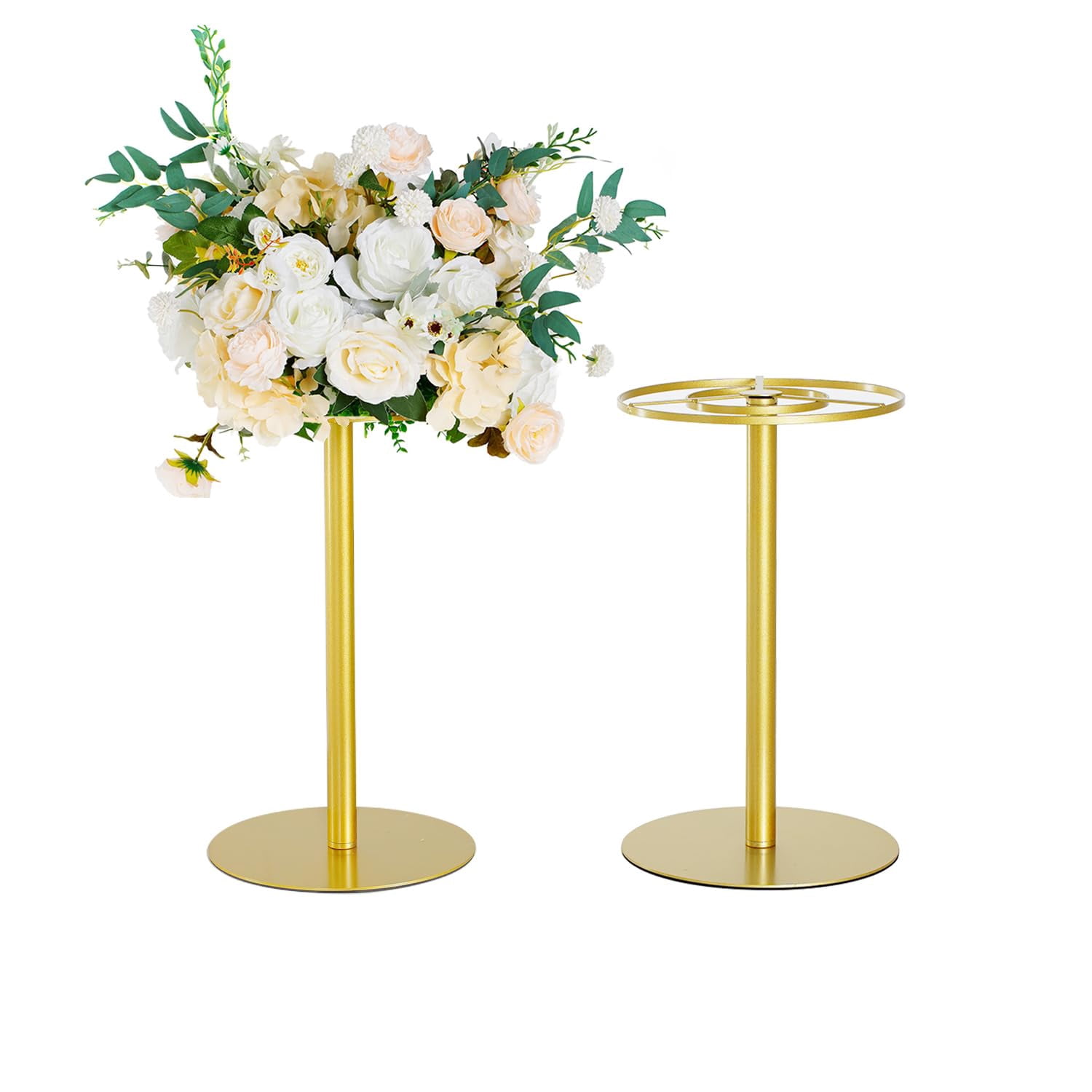 Vincidrn 2pcs Wedding Centerpiece for Tables,15.7" Wedding Flower Stand ...