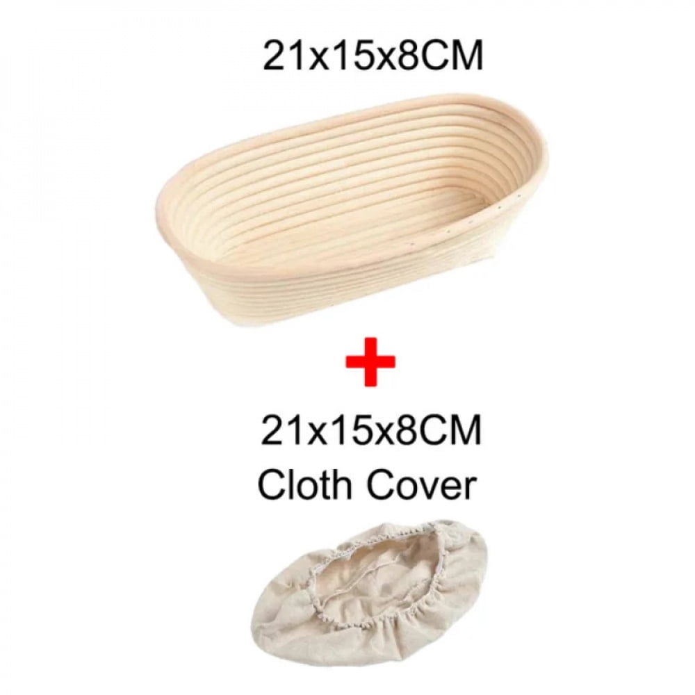 Vine Bread Fermentation Basket, Natural Oval Rattan Core Dough, Bread ...