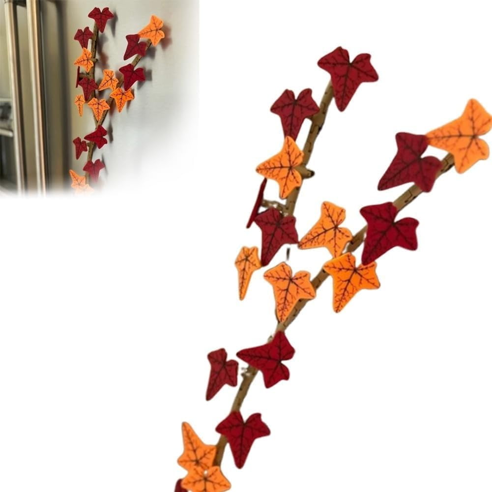 Vine Magnets for Fridge, 3D Printed Magnetic Ivy Faux Plant Fridge ...