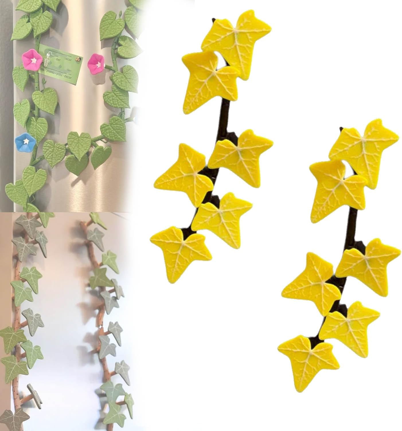 Vine Magnets for Fridge, Morning Glory Climbing Ivy Fridge Magnets Vine ...