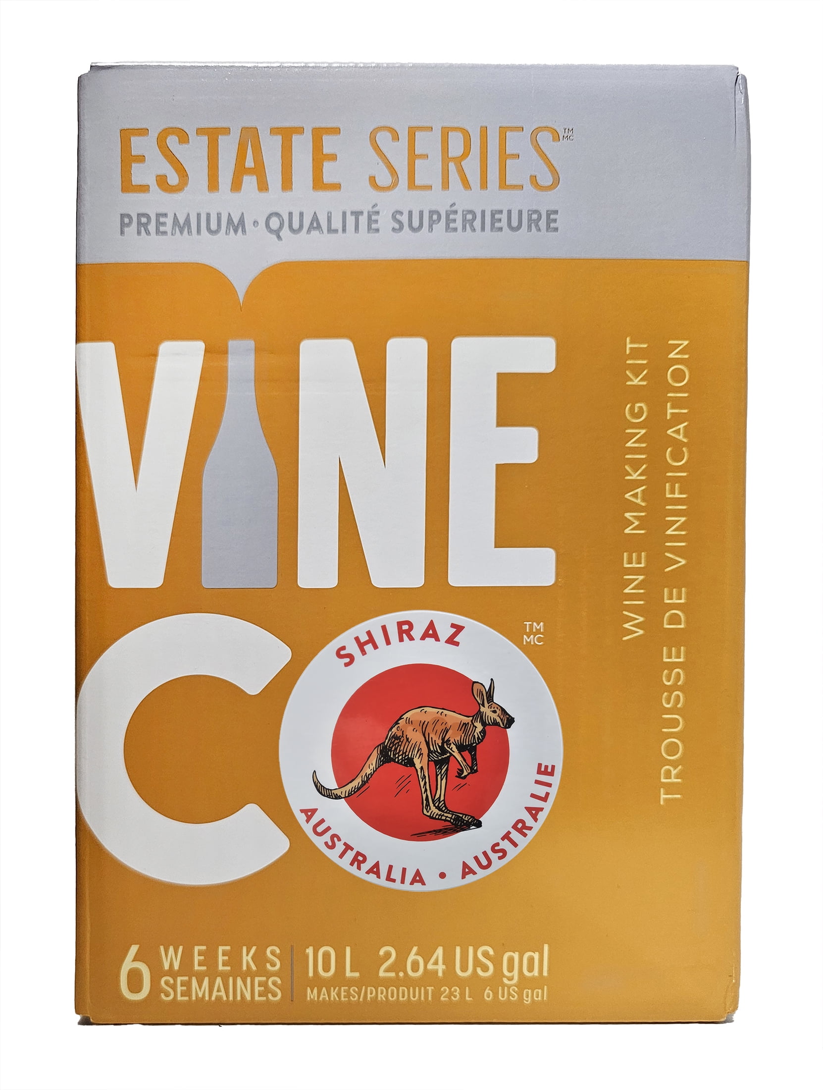 VineCo Estate Series Australian Shiraz Wine Making Ingredient Kit ...