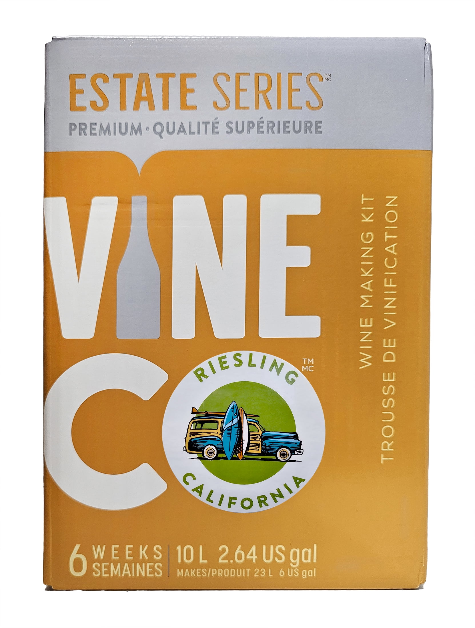 VineCo Estate Series California Riesling Wine Making Ingredient Kit ...