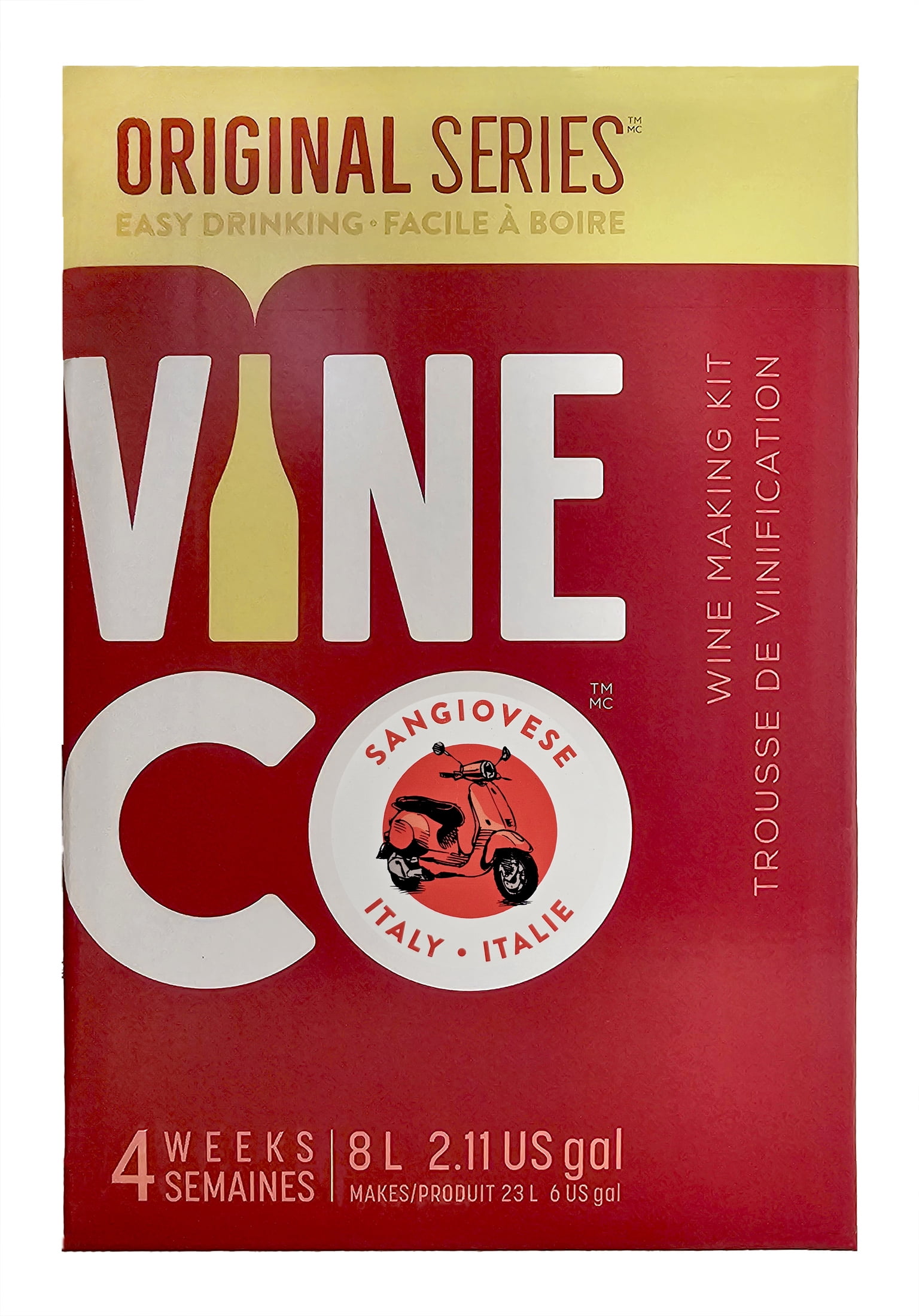 VineCo Original Series Italian Valroza Wine Making Ingredient Kit ...