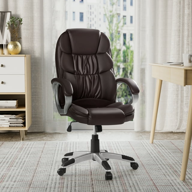 Vineego Office Chair High Back Computer Chair Ergonomic Desk Chair, PU ...