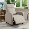 Vineego Recliner,Adjustable Home Theater Single Fabric Recliner with ...