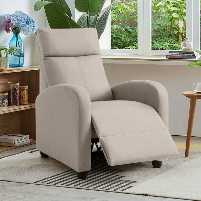 Vineego Recliner,Adjustable Home Theater Single Fabric Recliner with ...