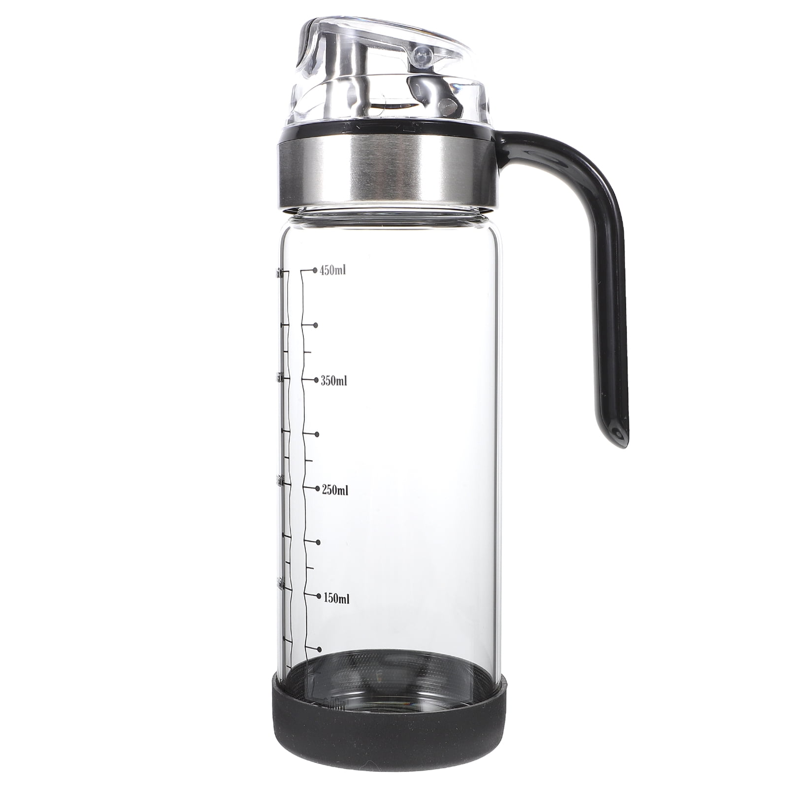 Vinegar Container Oil Bottle Glass Seasoning Pot Dispenser Automatic ...