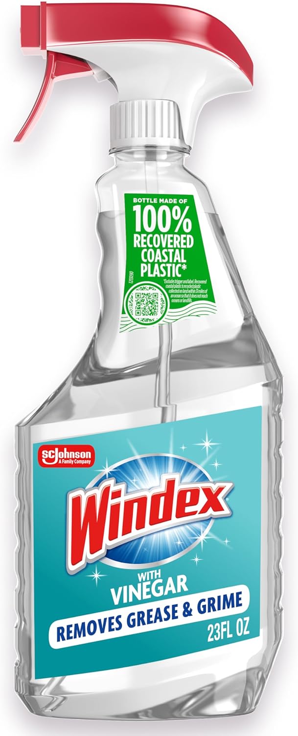 Vinegar Glass and Surface Cleaner Spray Bottle, Packaging Designed to ...