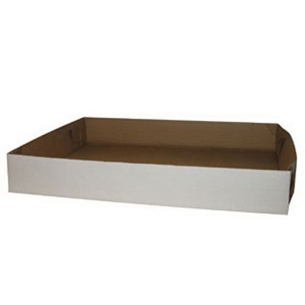Vineland Packaging Slotted Tray Small Corrugated Cake Box, White ...
