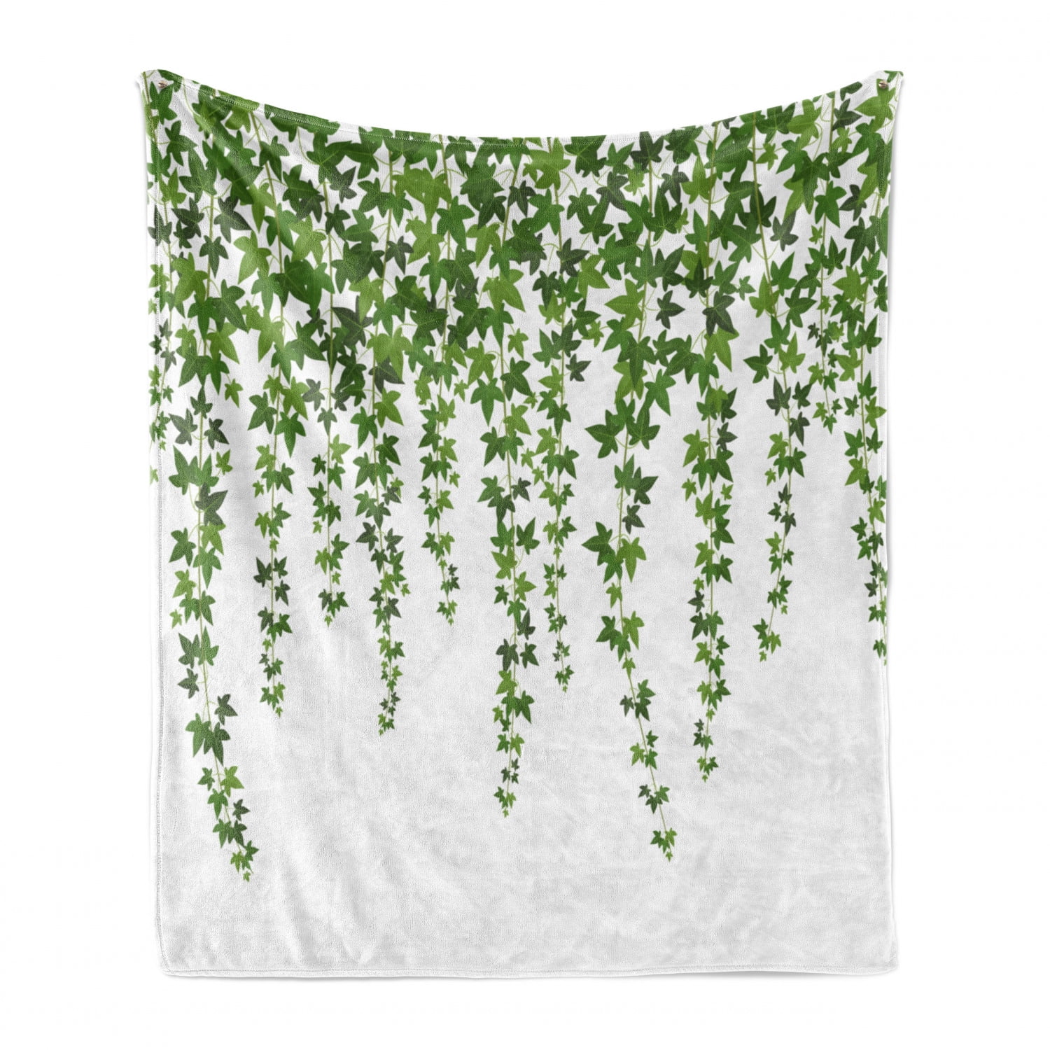 Vines Soft Flannel Fleece Throw Blanket, Garden Theme Plant Grape ...