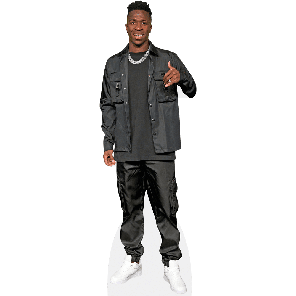 Vinicius Junior (Black Suit) Life Size Cutout. Standee. - Walmart.com