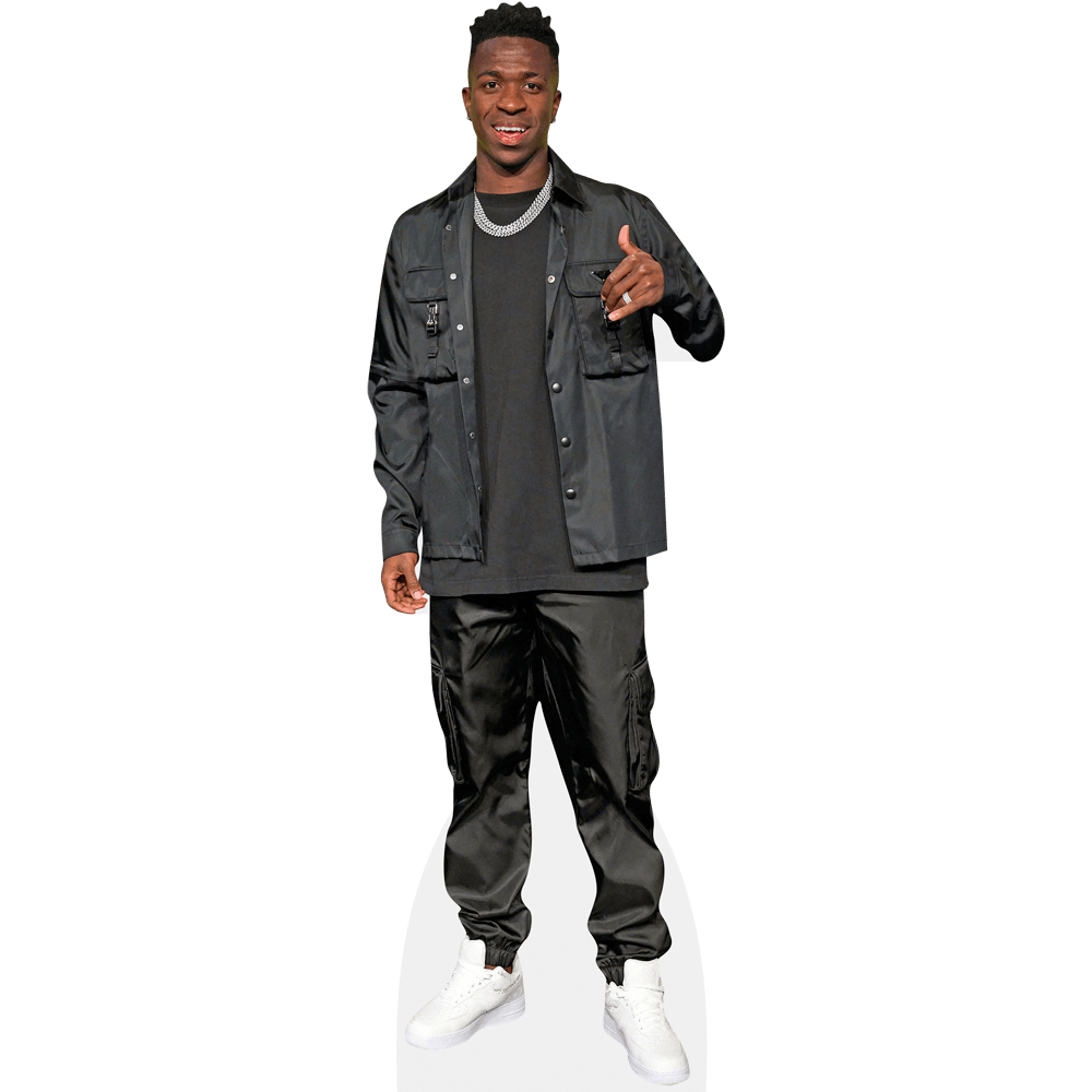 Vinicius Junior (Black Suit) Mini Size Cutout. Standee. - Walmart.com