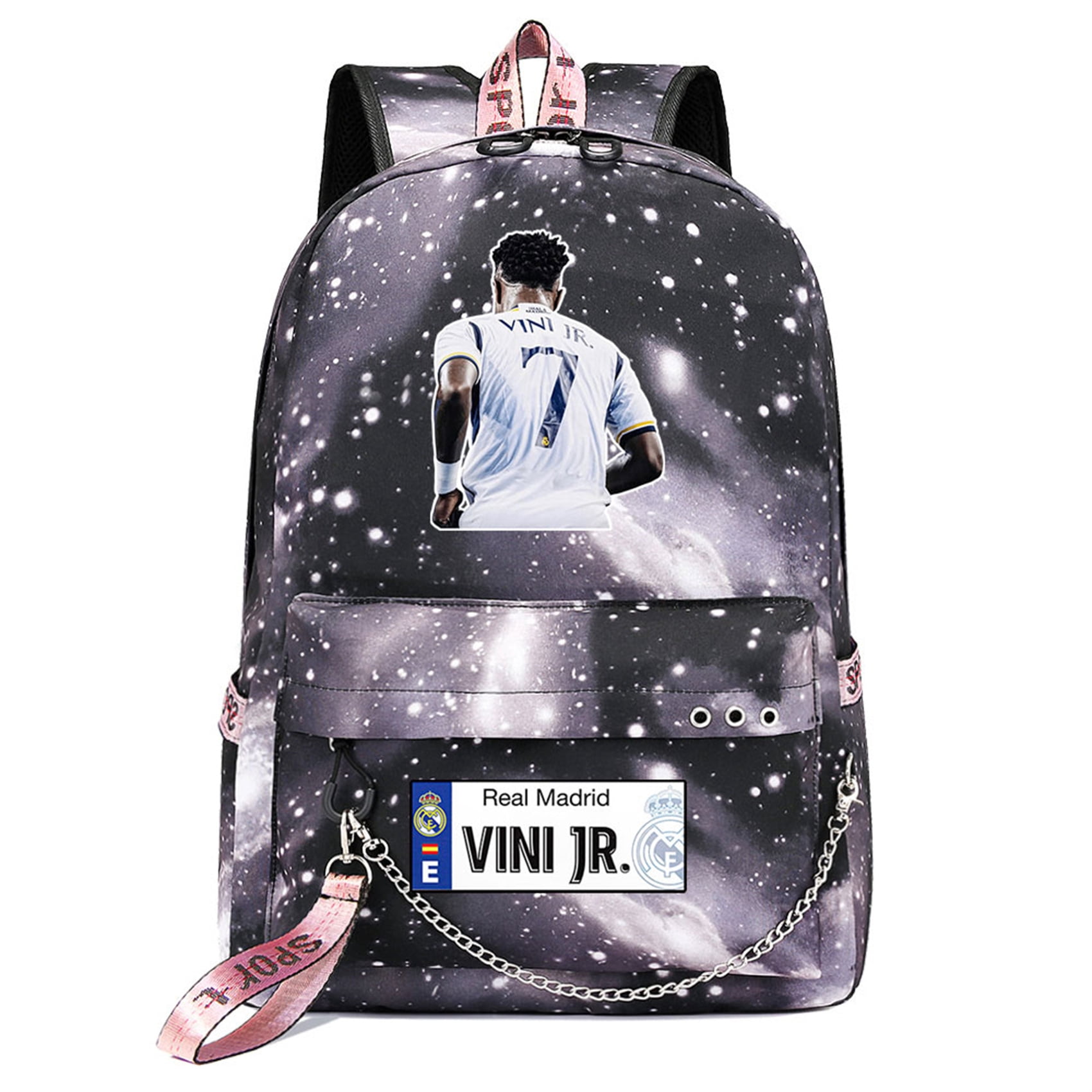 Vinicius Junior Fans Backpack Teens Multifunction USB Book Bag ...
