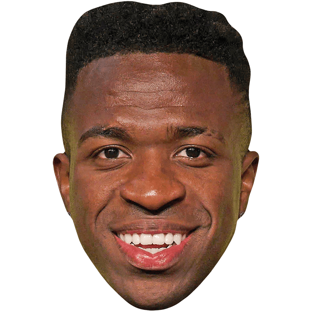 Vinicius Junior (Smile) Big Head. Larger than life mask. - Walmart.com