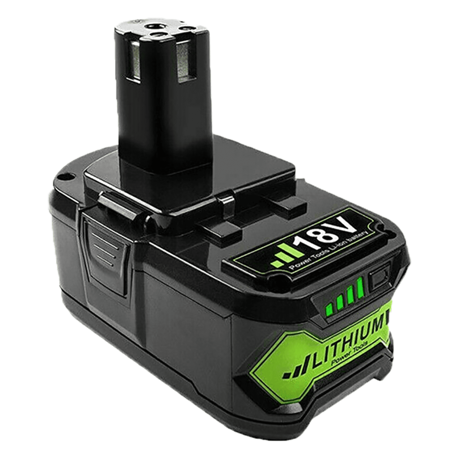 FOR Ryobi 130429054 Battery 18V 6000mAh Li-ion P108 Black Battery Compatible with Ryobi Battery ...