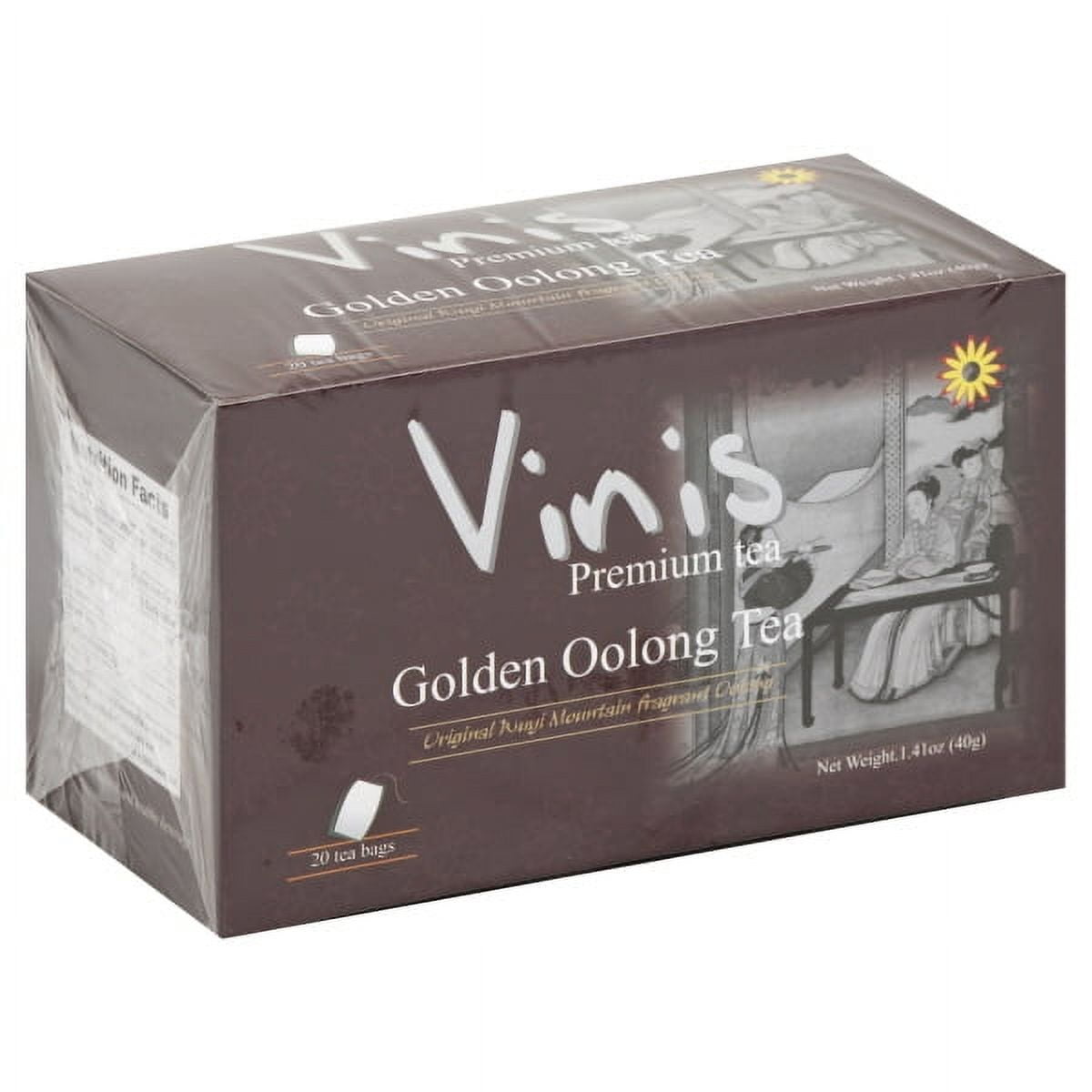 Vinis Golden Oolong Tea - 6 Boxes (20 Tea bags per Box) - Walmart.com