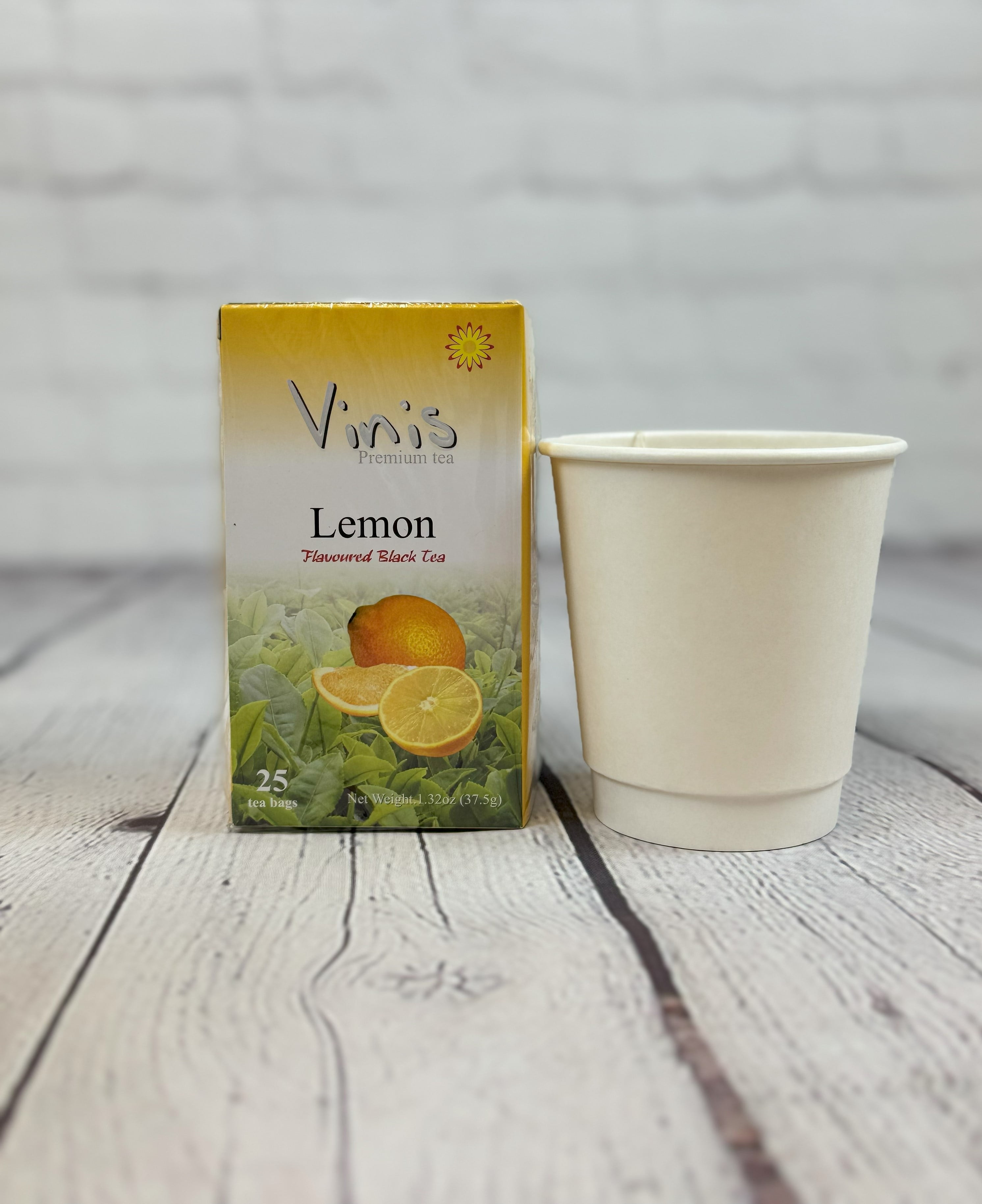 Vinis Premium Flavored Black Tea 25 Tea Bags per Box, (Pack of 6) 150 ...