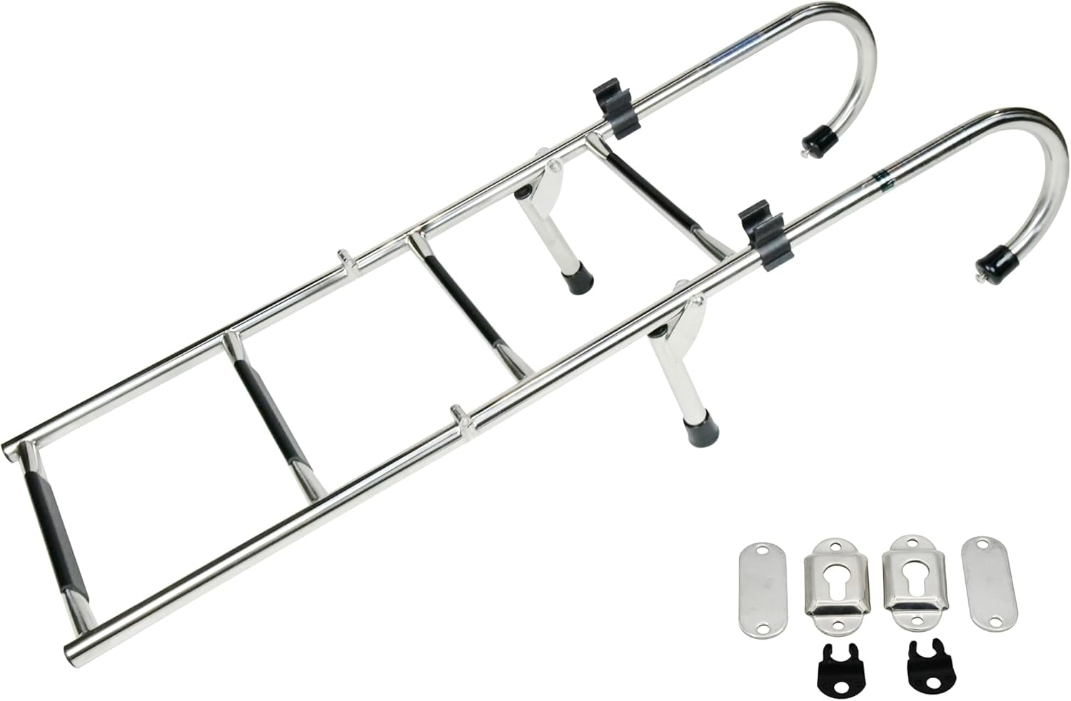 Vinland Marine Gunwale Removable Folding Boat Ladder, 4 & 5 Step, 304 ...